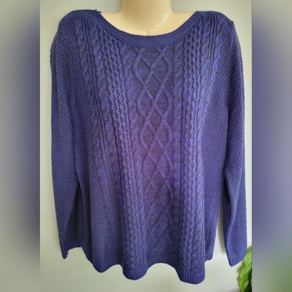 croft & barrow | Sweaters | Croft And Barrow Cable Knit Sweater Xxl ...